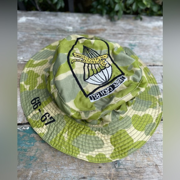 military | Accessories | Vietnam Era Boonie Camouflage Hat Cam Ranh ...